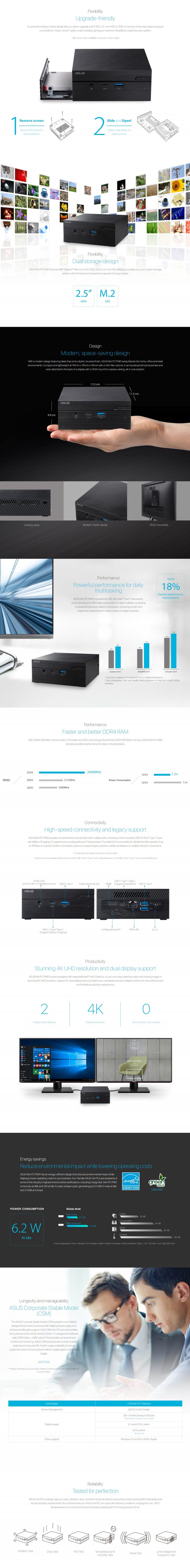 ASUS Mini PC PN61 Core i7-Professor ,DDR4 RAM support Buy Online at ...