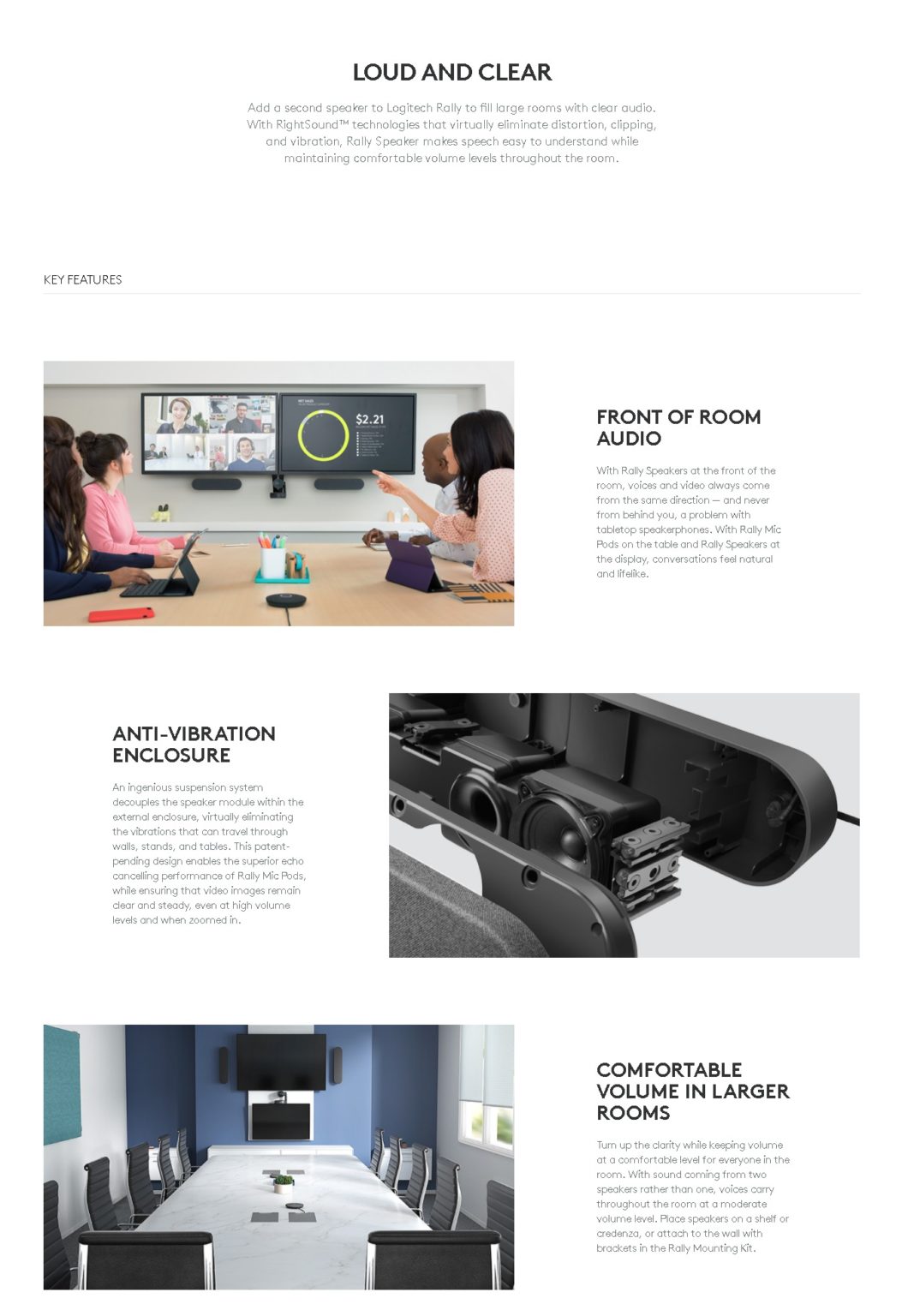 Logitech Rally Speaker for Conference System – EaseTec