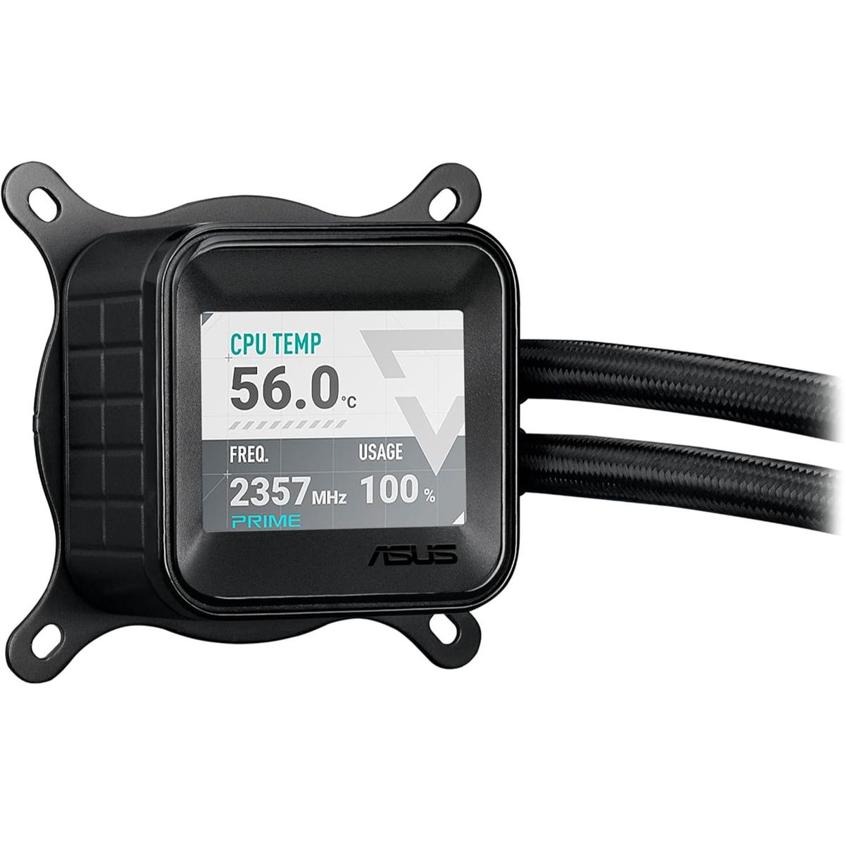 Asus Prime LC 360 ARGB LCD All-in-one CPU Liquid Cooler with Sharp ...