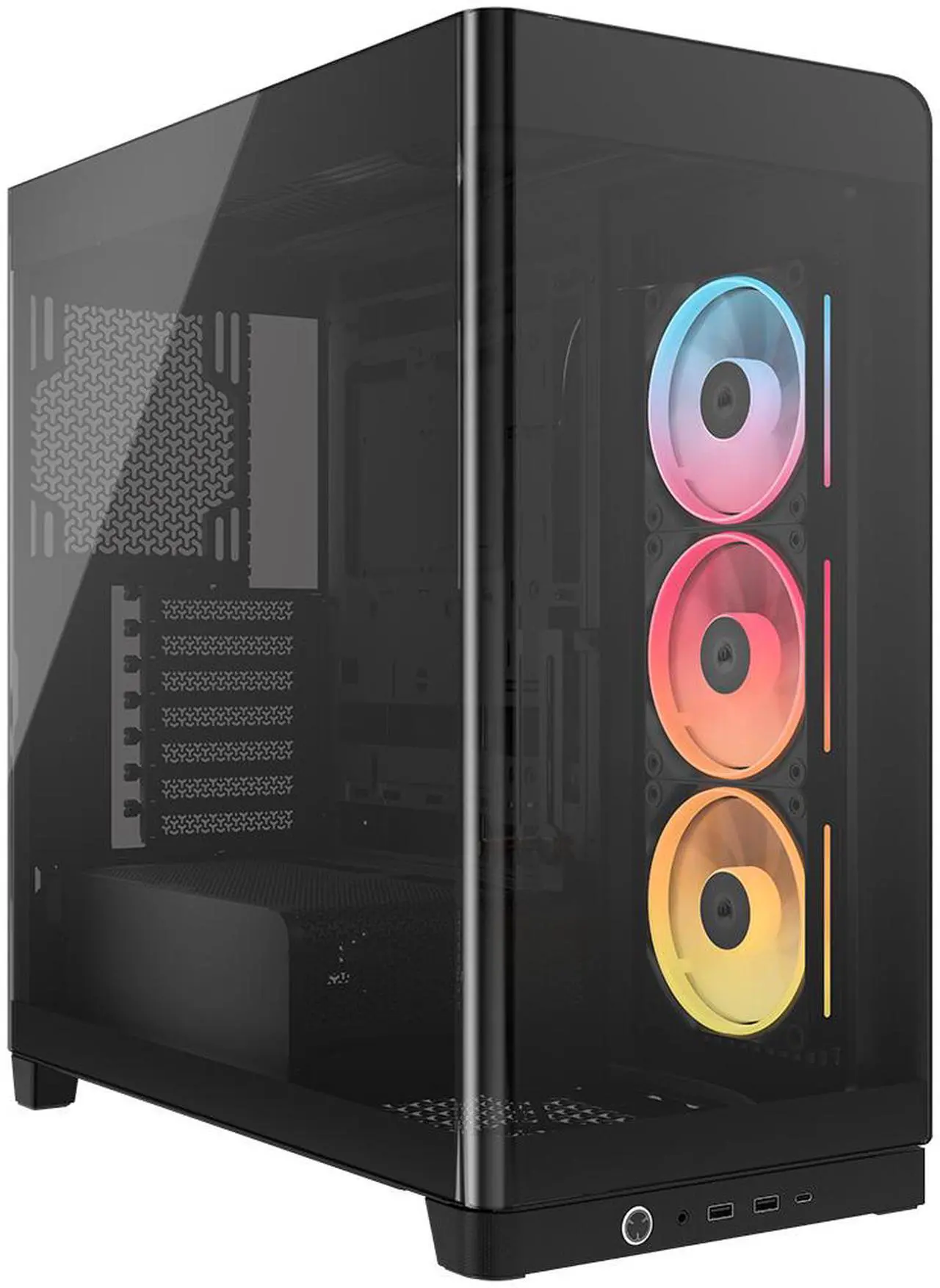 CORSAIR FRAME 4500X LX-R RGB LINK Panoramic Glass Mid-Tower PC Case ...
