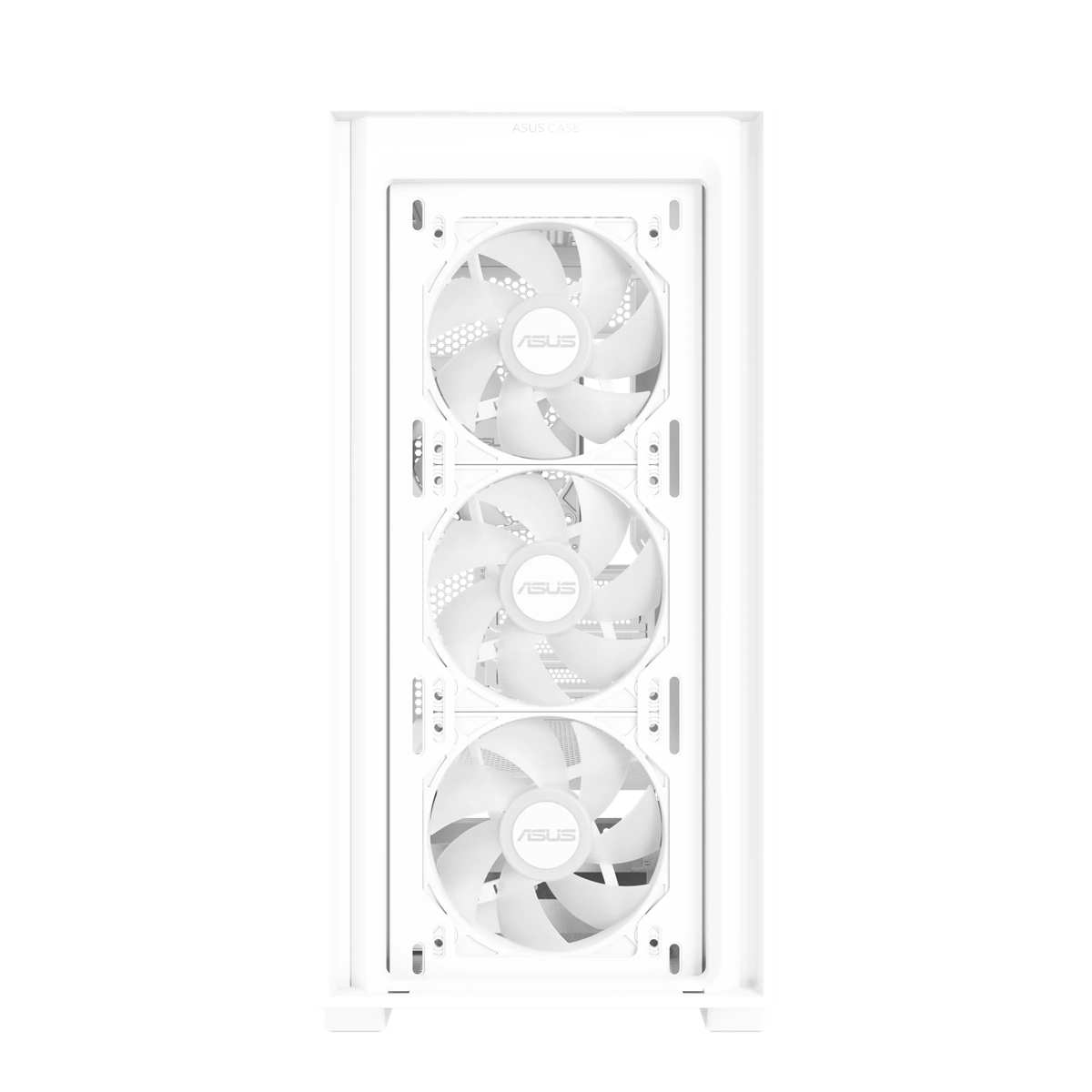 Asus A21 Plus TG ARGB White microATX PC Case Pre-Installed ARGB Fans ...